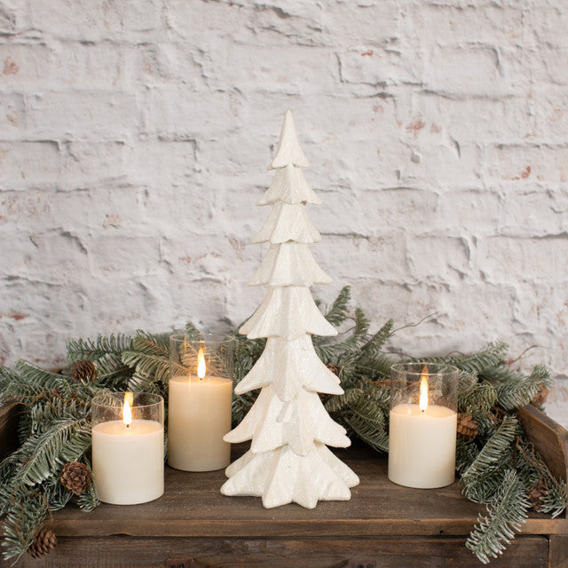 WS218085 - 18" White Resin Tree