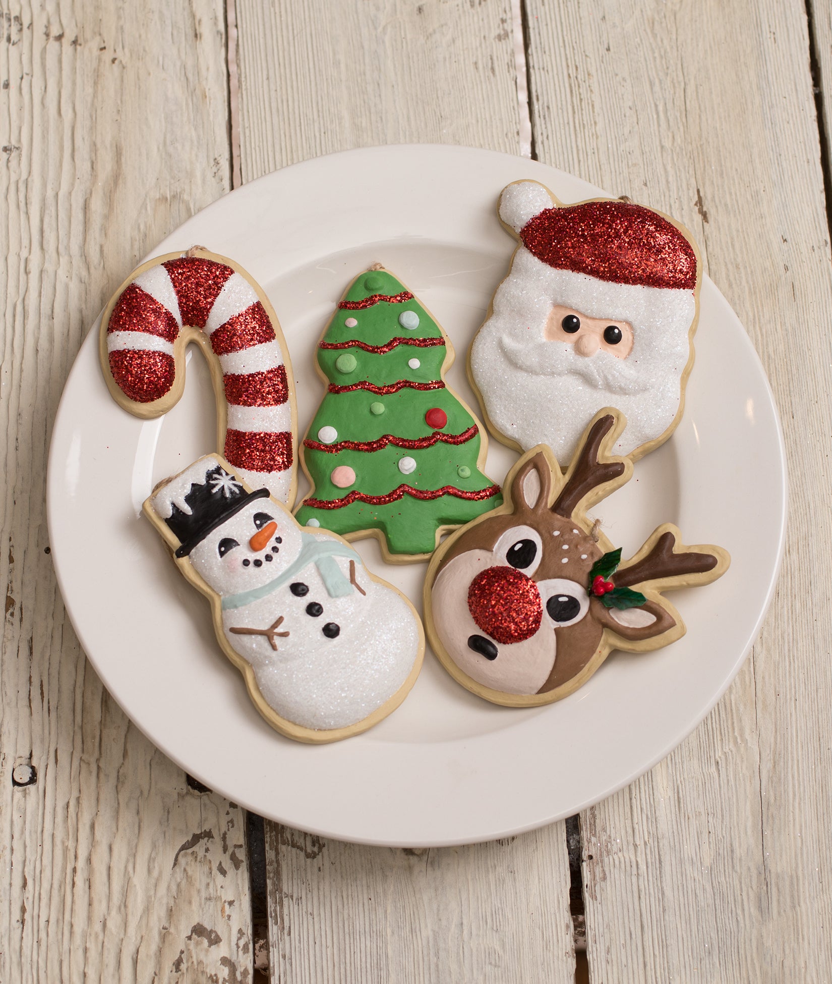 TL1365 Sweet Tidings Christmas Cookie Ornaments Set of 5